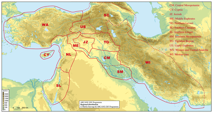 ARCANE Project - Map